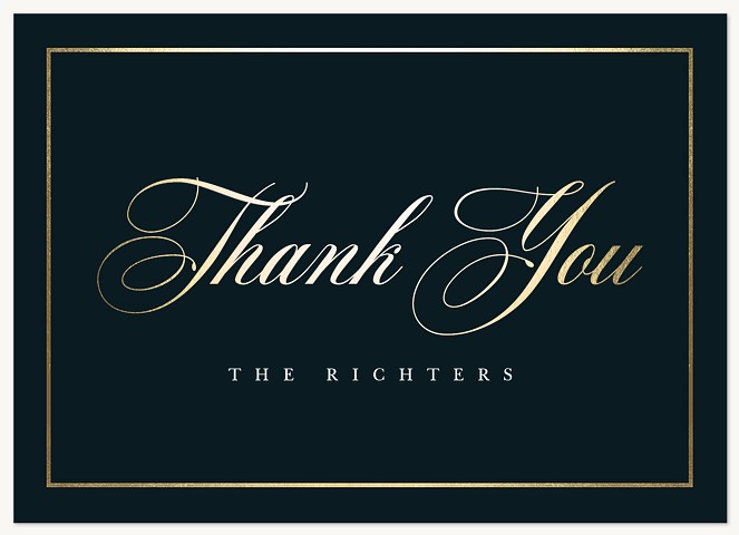 Traditional Style | Thank You Cards