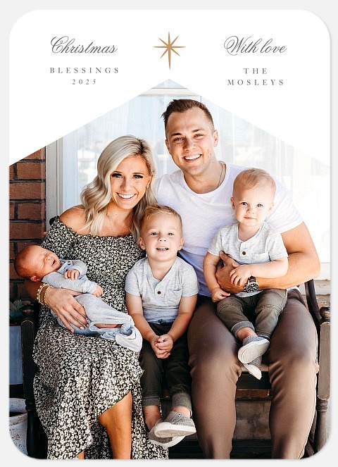 Winter Star | Photo Christmas Cards | PhotoAffections