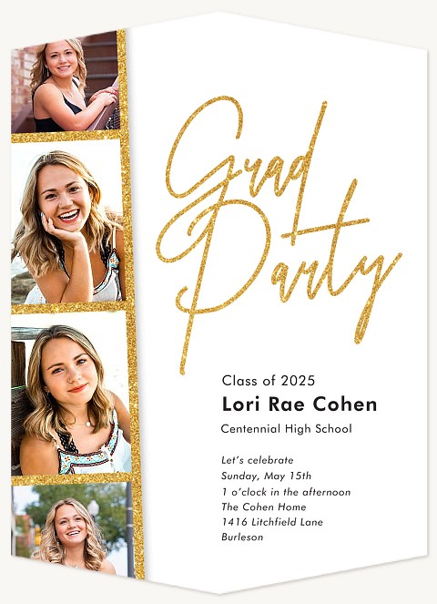 Glam Glitter | Graduation Invitations | Simply to Impress