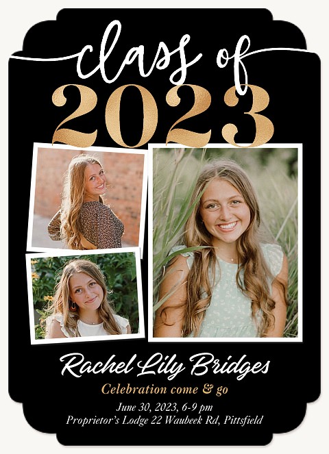 Bold Trio | Graduation Invitations