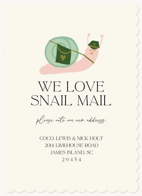 Snail Mail | Moving Announcements