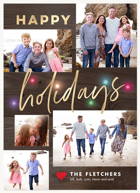 Colorful Lights | Photo Holiday Cards