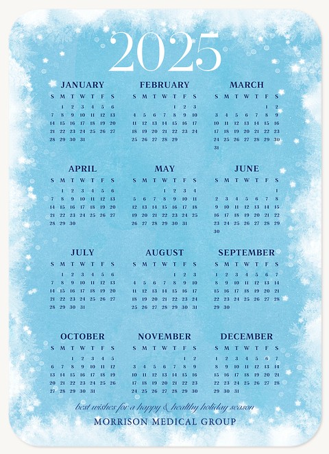 Tranquil Calendar | Business Holiday Cards