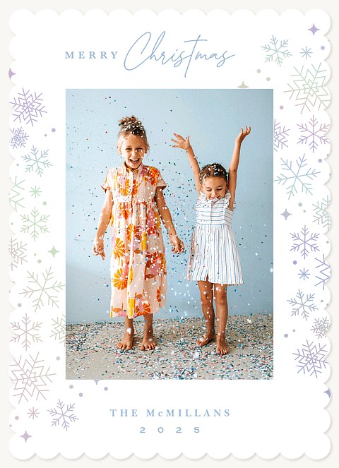 Shimmering Snow | Photo Holiday Cards