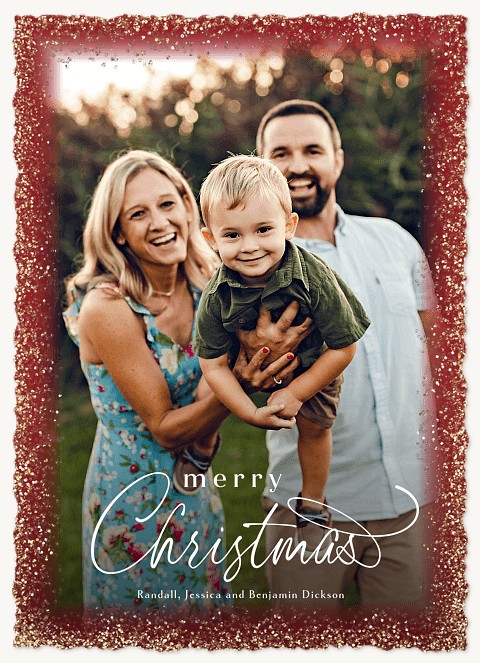 Twinkling Trim | Personalized Holiday Cards