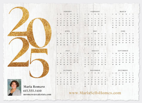 Rustic Calendar Card | Personal Creations