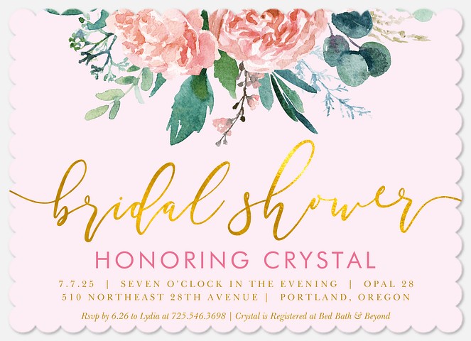 Bridal Shower Invitations | PhotoAffections