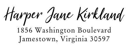 Stylish Script | Custom Self-Inking Stamps