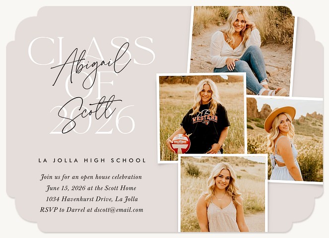 Grad Collage | Graduation Invitations