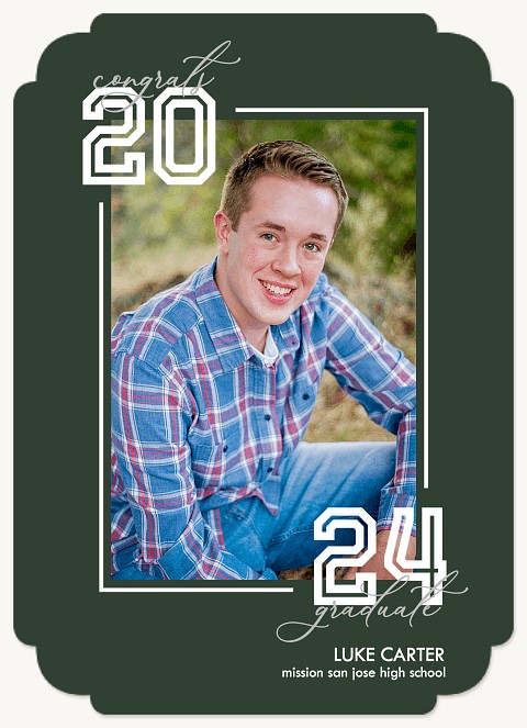 Varsity Frame | Graduation Cards