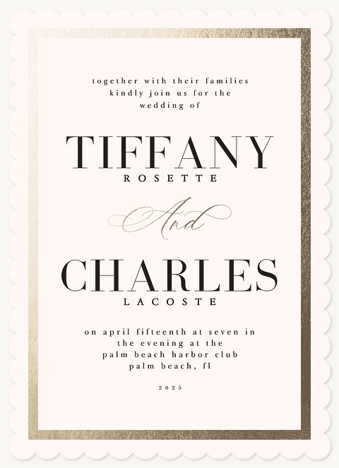 Classic Frame | Wedding Invitations