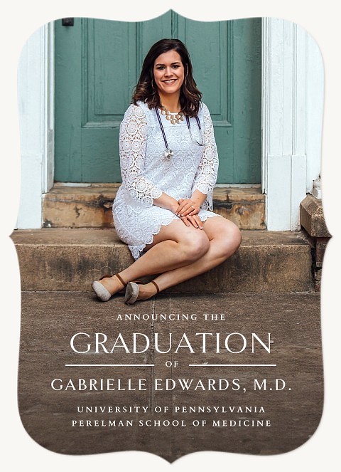 Eloquent Simplicity | Graduation Invitations